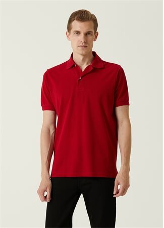 Paul Smith Erkek Kırmızı Polo Yaka T-shirt M EU
