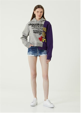 Dsquared2 Kadın Yıpratma Detaylı Jean Şort Lacivert 42 IT Dsquared2 Kadın Yıpratma Detaylı Jean Şort Lacivert 42 IT