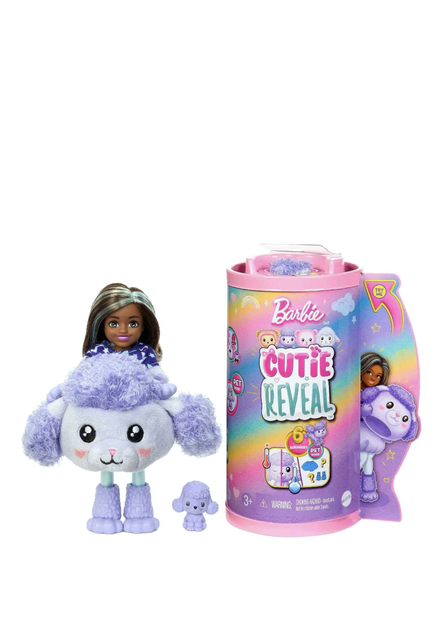 Barbie - Cutie Reveal Dolls Chelsea Cute Costumes Series Poodle HKR17-HKR20