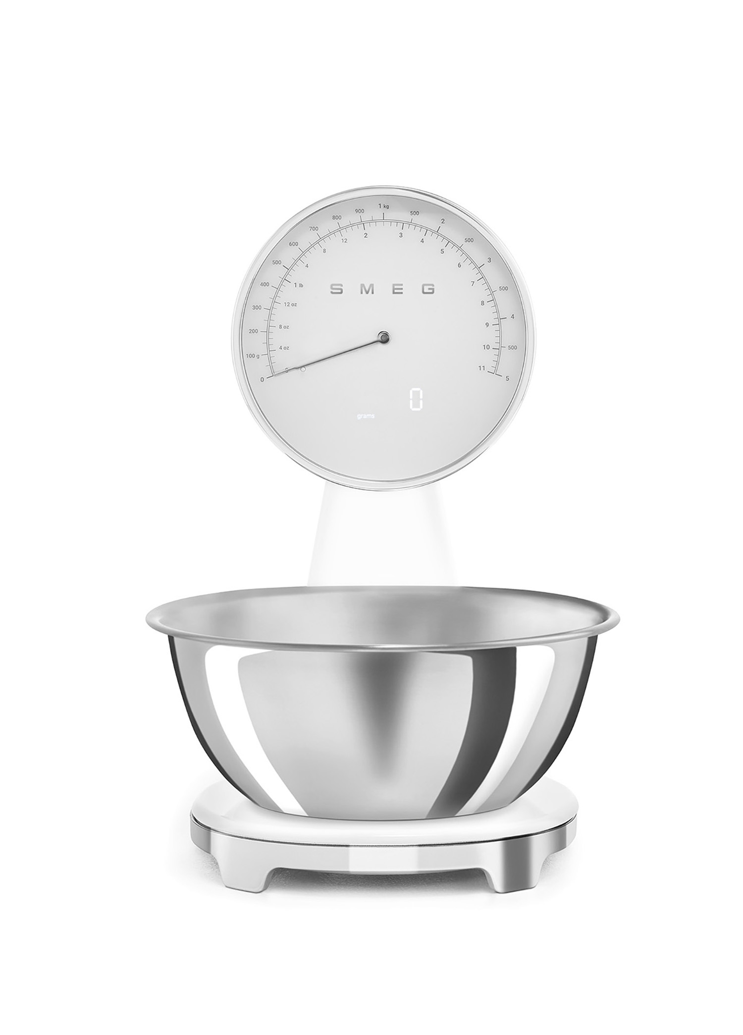 Smeg - 50'S Style Retro White Analog Kitchen Scale