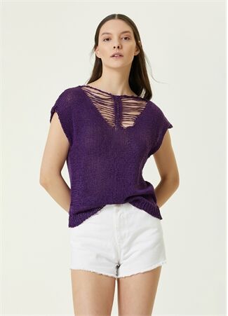 Network Kadın Basic Fit Mor Kazak Xs Eu Network Kadın Basic Fit Mor Kazak Xs Eu