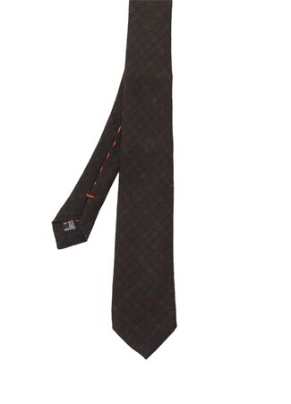 Pal Zileri Erkek Siyah Desenli Yün Kravat Eu Pal Zileri Erkek Siyah Desenli Yün Kravat Eu