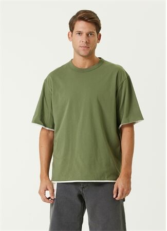 Ambush Erkek Haki Basic T-shirt Siyah L EU