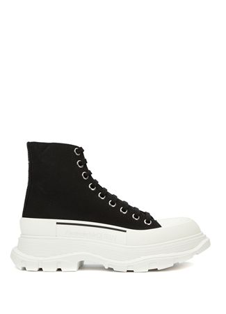 Alexander McQueen Kadın Siyah Logo Detaylı Sneaker 35 EU Alexander McQueen Kadın Siyah Logo Detaylı Sneaker 35 EU