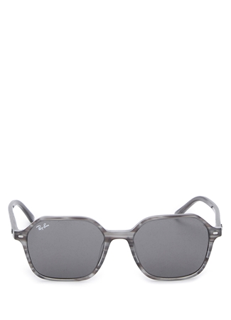 Ray-Ban Gri Geometrik Formlu Güneş Gözlüğü 53 EU Ray-Ban Gri Geometrik Formlu Güneş Gözlüğü 53 EU