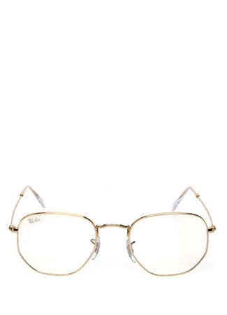 Ray-Ban Hexagonal Gold Kadın Güneş Gözlüğü Altın Rengi 5 EU