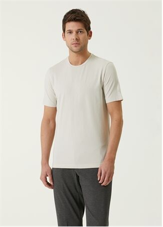 Corneliani Erkek Beyaz T-shirt 56 IT