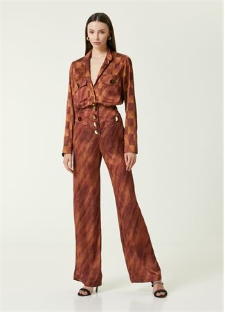 Raisa Vanessa Kadın PANTOLON Kahverengi 36 EU