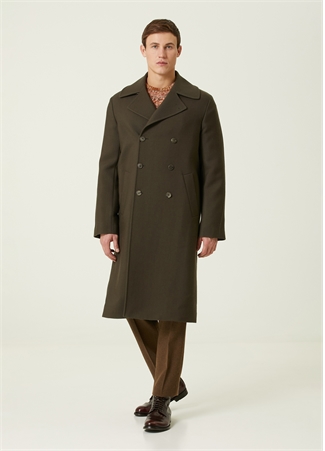 Paul Smith Erkek Haki Yün Palto 50 IT