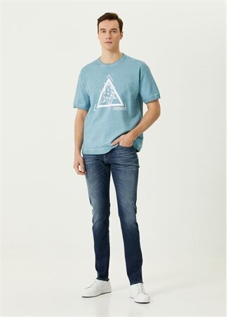 Emporio Armani Erkek Mavi Jean Pantolon 36 US