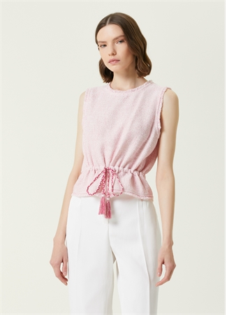 Maje Kadın Pembe Beli Büzgülü Body Us Maje Kadın Pembe Beli Büzgülü Body Us