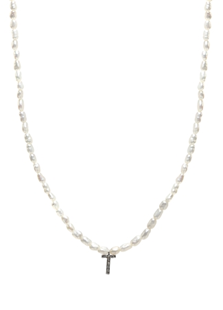 Collection-By İncifer Kadın Silver T Harfi Formlu Altın Rengi Kolye EU