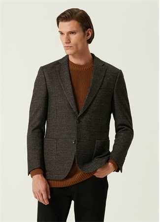 Network Erkek Comfort Fit Kahverengi Desenli Ceket 46-6N EU Network Erkek Comfort Fit Kahverengi Desenli Ceket 46-6N EU