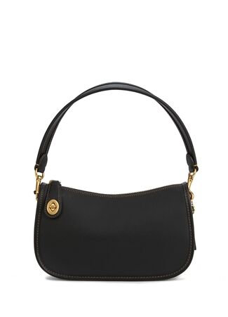Coach Kadın Siyah Deri Omuz Çantası EU