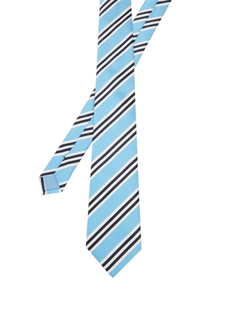 Tino Cosma Erkek Mavi Verev Çizgili Kravat EU Tino Cosma Erkek Mavi Verev Çizgili Kravat EU