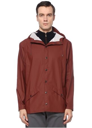 Rains Erkek Bordo Kapüşonlu Yağmurluk S/M EU Rains Erkek Bordo Kapüşonlu Yağmurluk S/M EU
