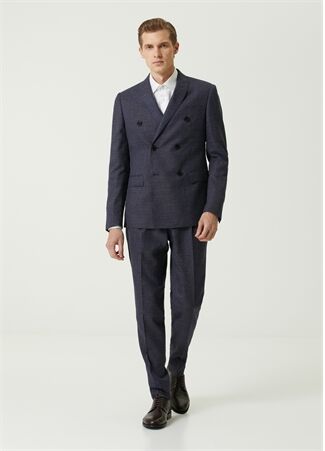 Palzileri Lab Erkek Mavi Kruvaze Yün Takım 50 IT Palzileri Lab Erkek Mavi Kruvaze Yün Takım 50 IT