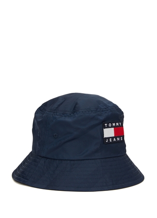 Tommy Hilfiger Kadın Lacivert Logo Detaylı Bucket Şapka EU Tommy Hilfiger Kadın Lacivert Logo Detaylı Bucket Şapka EU