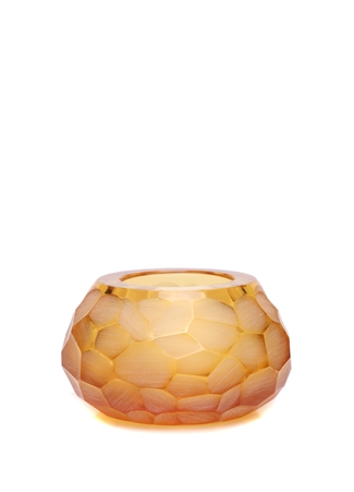 Moser Amber Kristal Mumluk Turuncu