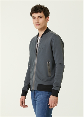 Limitato Erkek Antrasit Figür Baskılı Logolu Mont Gri S EU Limitato Erkek Antrasit Figür Baskılı Logolu Mont Gri S EU