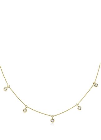 Collection-Pimiento Kadın Pırlanta Detaylı Altın Rengi Kolye EU