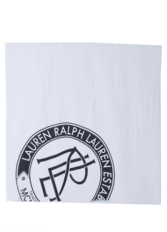 Lauren Ralph Kadın Beyaz Kontrast Logo Detaylı Şal EU Lauren Ralph Kadın Beyaz Kontrast Logo Detaylı Şal EU