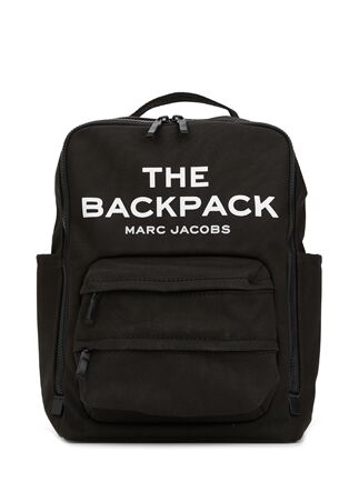 Marc Jacobs (The) Kadın Siyah Logo Baskılı Sırt Çantası EU