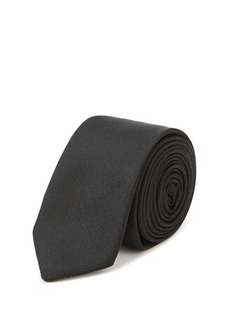 Palzileri Lab Erkek Siyah İpek Kravat EU