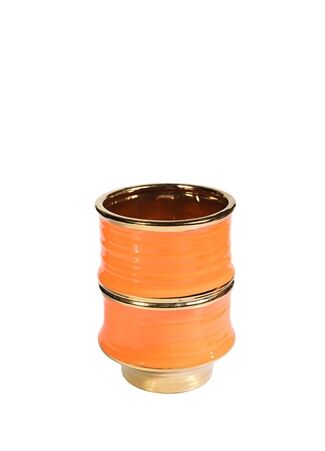 Room Diaries Mandarin Seramik Vazo Çok Renkli