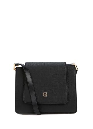 Beymen Kadın Siyah Logo Detaylı Çanta EU