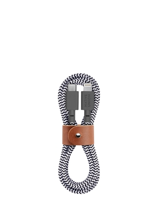 Native Union Belt Lightning Medium Kablo Siyah EU Native Union Belt Lightning Medium Kablo Siyah EU