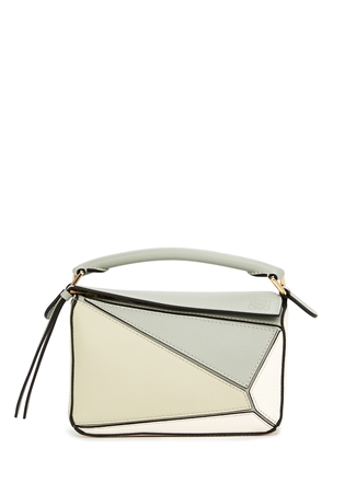 Loewe Kadın Mini Puzzle Yeşil Deri Çanta Eu Loewe Kadın Mini Puzzle Yeşil Deri Çanta Eu