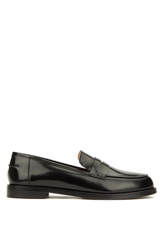 Beymen Collection Kadın Siyah Bantlı Deri Loafer 36