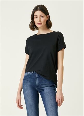 Allsaints Kadın Siyah Bisiklet Yaka T-shirt Xs/s Eu