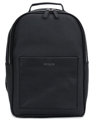 Beymen Erkek Siyah Logolu Sırt Çantası EU