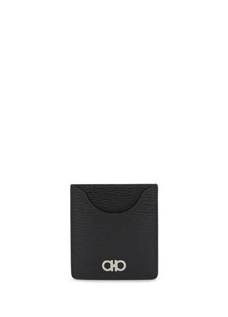 Salvatore Ferragamo Erkek Siyah Logo Detaylı Deri Kartlık EU Salvatore Ferragamo Erkek Siyah Logo Detaylı Deri Kartlık EU