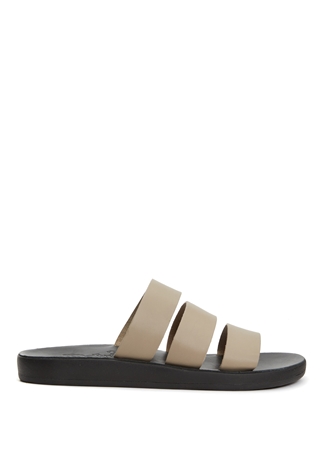 Ancient Greek Sandals Erkek Vizon Deri Terlik Gri 4 Eu Ancient Greek Sandals Erkek Vizon Deri Terlik Gri 4 Eu