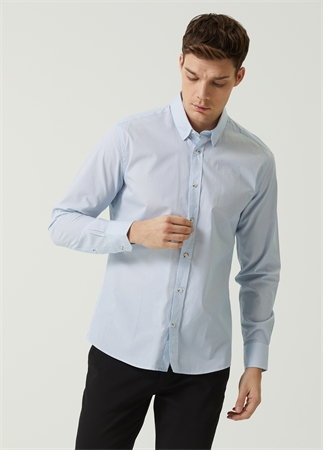 Beymen Club Erkek Slim Fit Beyaz Düğmeli Yaka Gömlek XS Beymen Club Erkek Slim Fit Beyaz Düğmeli Yaka Gömlek XS
