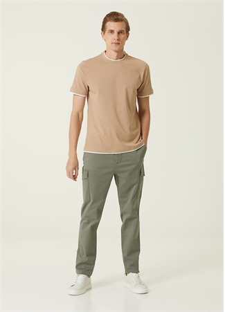 Brunello Cucinelli Erkek Haki Kargo Pantolon 50 IT Brunello Cucinelli Erkek Haki Kargo Pantolon 50 IT