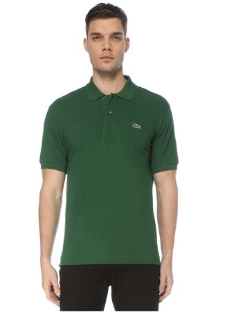 Lacoste Erkek Classic Fit Yeşil Polo Yaka T-shirt S EU