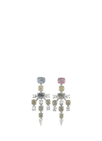 Emre Osmanlar Kadın Sapphire Pırlantalı Altın Rengi Küpe EU