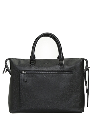 Beymen Collection Erkek Vatos Siyah Logo Detaylı Deri Evrak Çantası EU