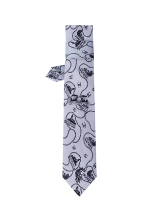 Selin Küçüksöz Erkek Colorblocked Desenli İpek Kravat EU Selin Küçüksöz Erkek Colorblocked Desenli İpek Kravat EU