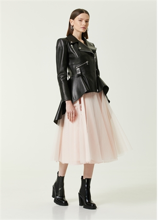 Alexander McQueen Kadın Altın Rengi Midi Tül Etek Pembe 42 IT Alexander McQueen Kadın Altın Rengi Midi Tül Etek Pembe 42 IT