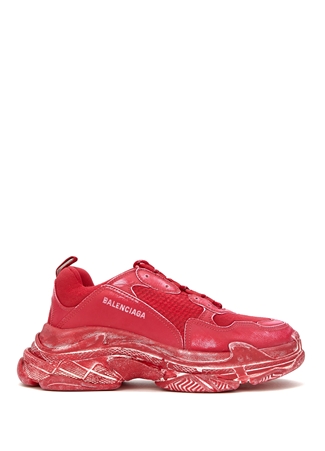 Balenciaga Erkek Triple S Faded Kırmızı Beyaz Logolu Sneaker 42 EU Balenciaga Erkek Triple S Faded Kırmızı Beyaz Logolu Sneaker 42 EU