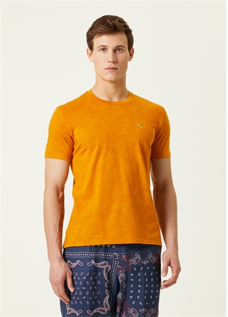 Etro Erkek Turuncu Etnik Desenli Logolu T-shirt S EU Etro Erkek Turuncu Etnik Desenli Logolu T-shirt S EU