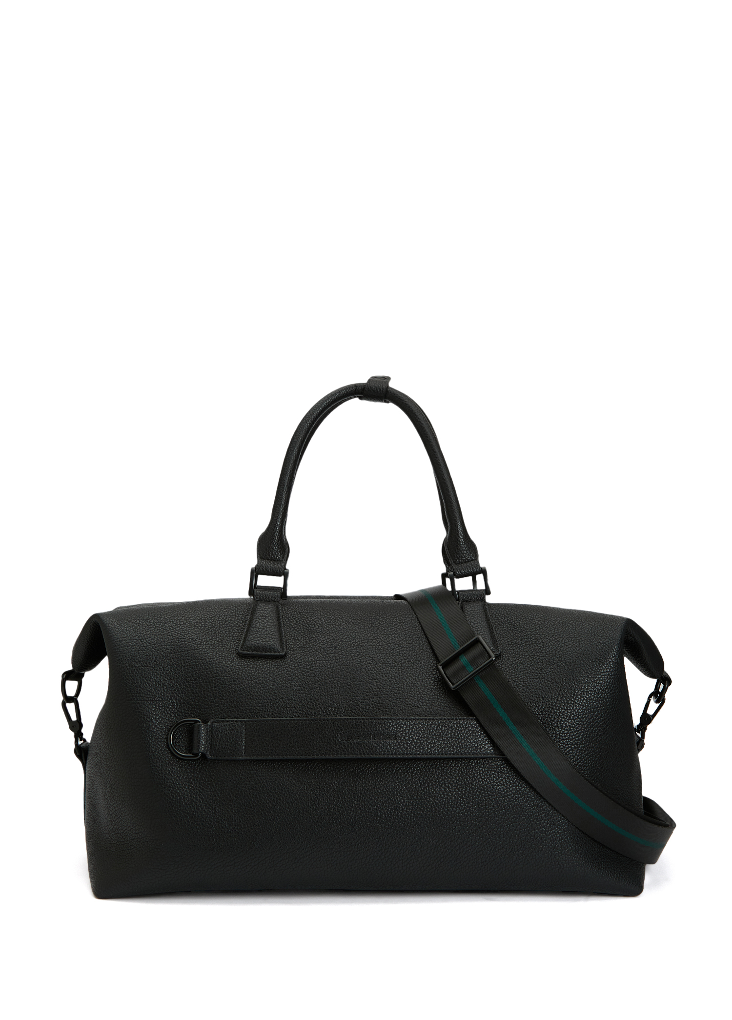 George Hogg Siyah Erkek Siyah Erkek Deri Seyahat Çantası 1797783 | Beymen