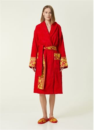 Versace Bornoz Kırmızı Versace Bornoz Kırmızı