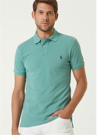 Polo Ralph Lauren Erkek Slim Fit Yeşil Yaka T-shirt XS EU Polo Ralph Lauren Erkek Slim Fit Yeşil Yaka T-shirt XS EU