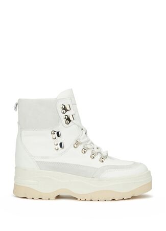 Divarese Kadın Beyaz Deri Bot 38 Eu